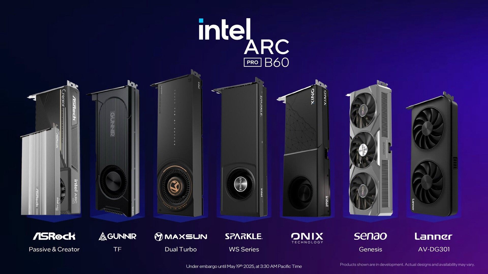 Intel Arc Pro B60/B50を発表：最大24GB VRAM、AI市場に価格破壊か？ | XenoSpectrum